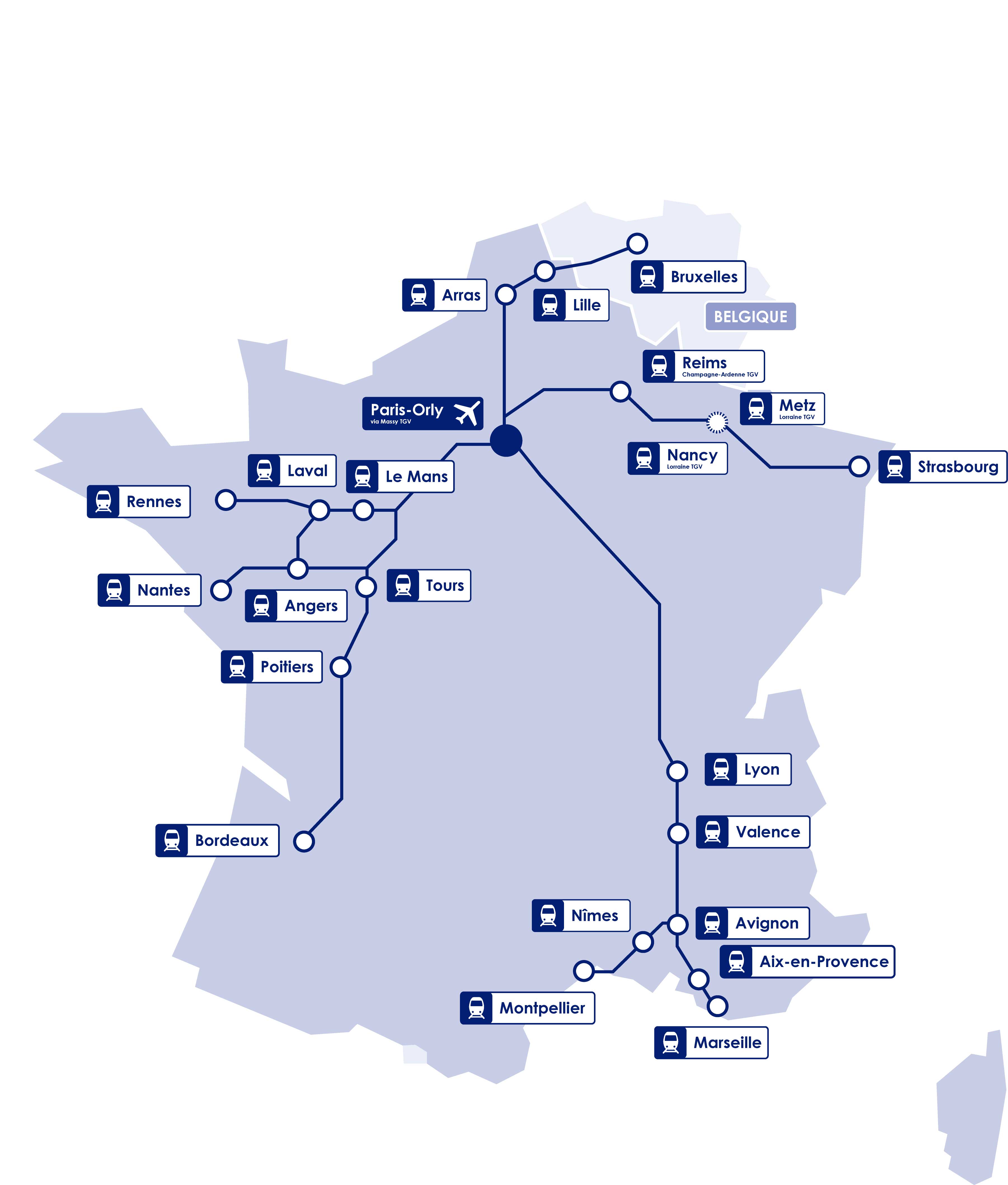 Accès Train Paris-Orly – Transports Orly – Paris Aéroport