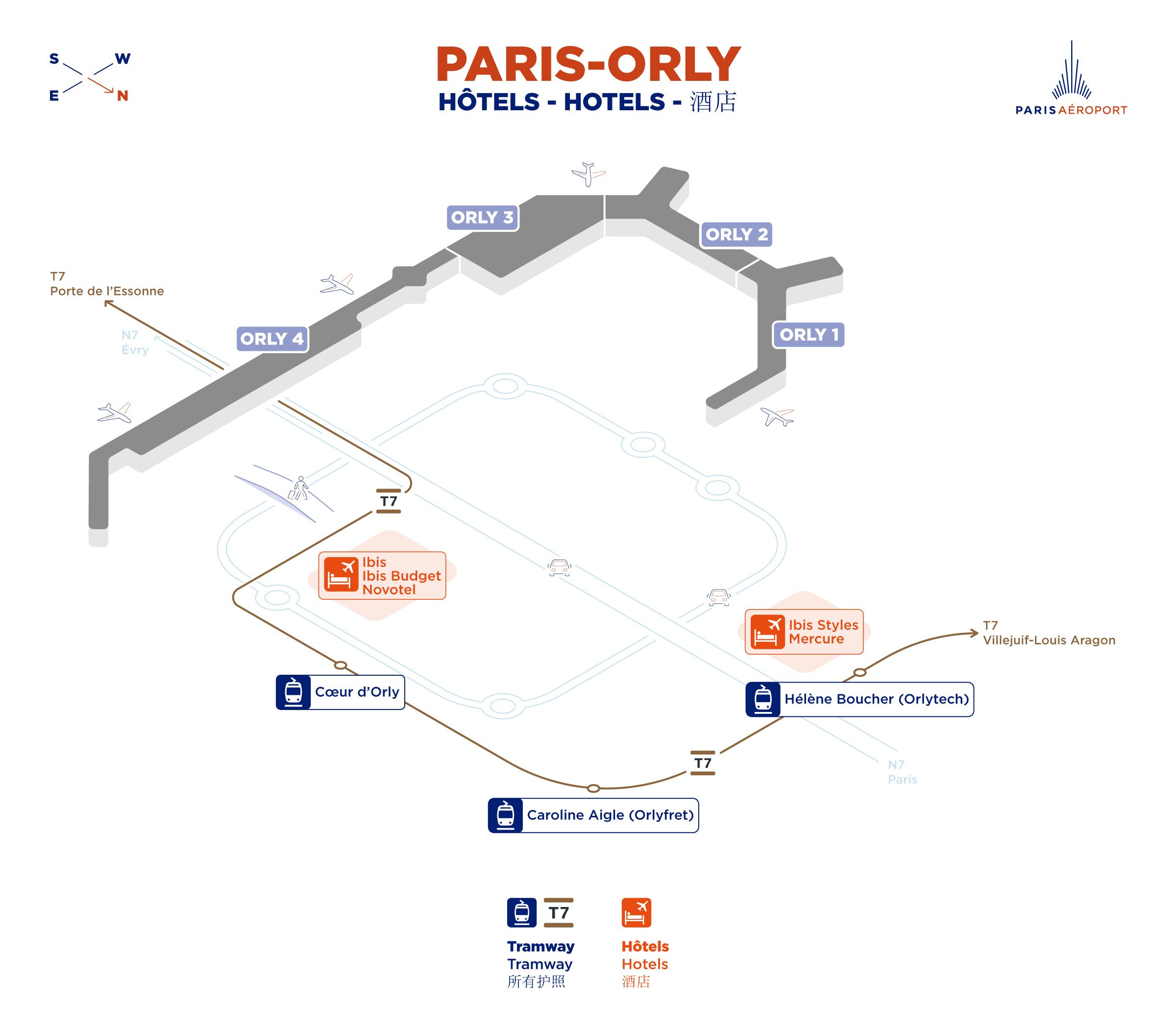 Hôtels à proximité de Paris-Orly – Paris Aéroport